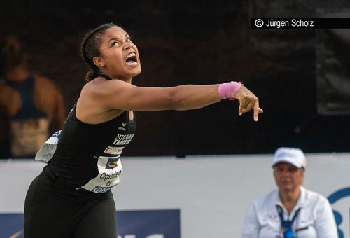 Yemisi Ogunleye (MTG Mannheim) stößt U23-EM-Norm | Leichtathletik Baden ...