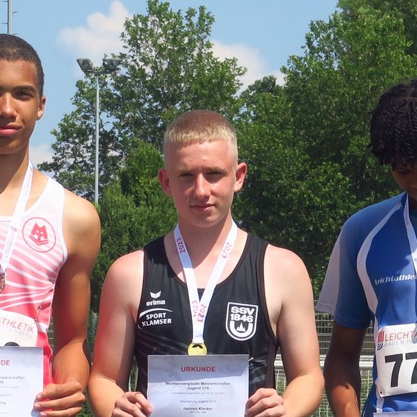 Leichtathletik Baden-Württemberg: Seriensieger in Dagersheim
